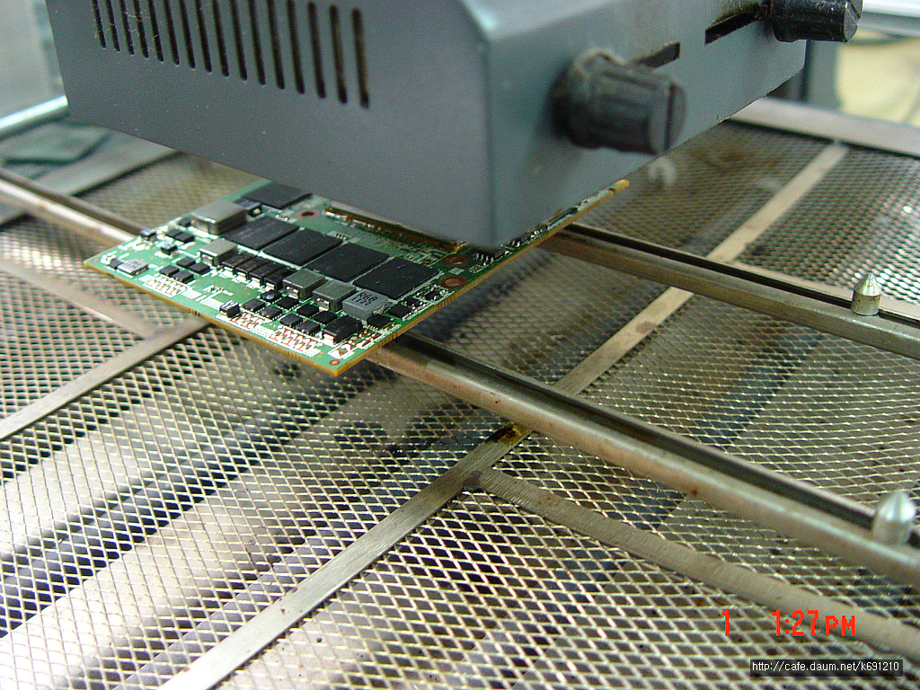 각종 노트북용 그래픽카드 수리 대행 한성 Spaqr 노트북 외장 그래픽카드 수리 각종 노트북 그래픽 칩셋 수리 ―작업사례 노트북수리 Lcd수리 메인보드수리